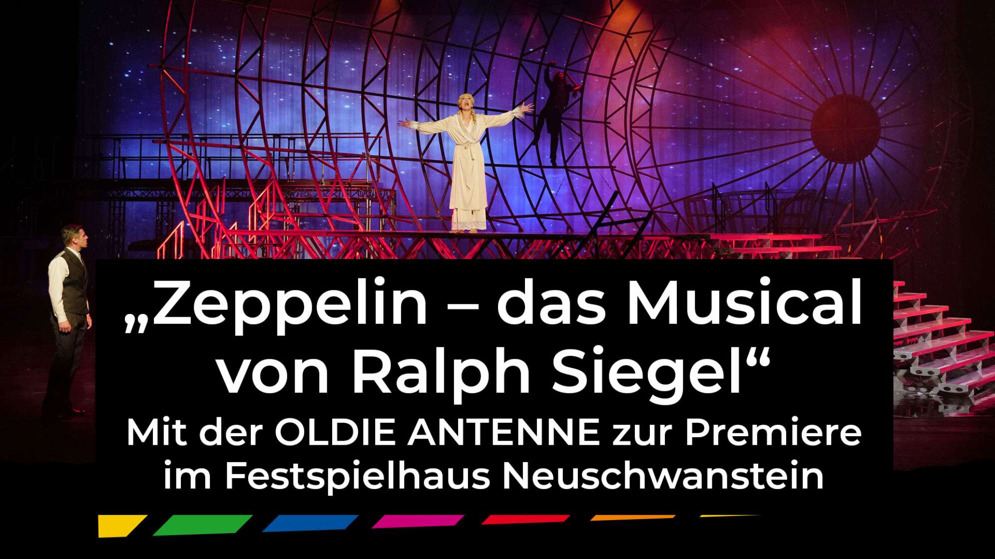Mit OLDIE ANTENNE zur Premiere von „Zeppelin - das Musical"